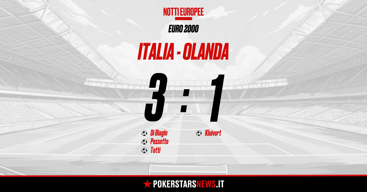 Olanda - Italia all'Europeo del 2000, la vittoria più epica